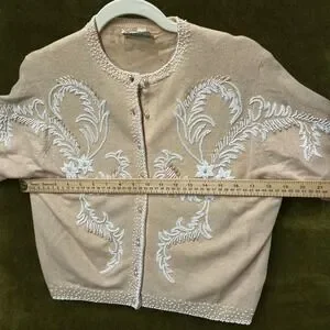 American Vintage | Sweaters | Rare True Vintage 95s Hand Beaded ...